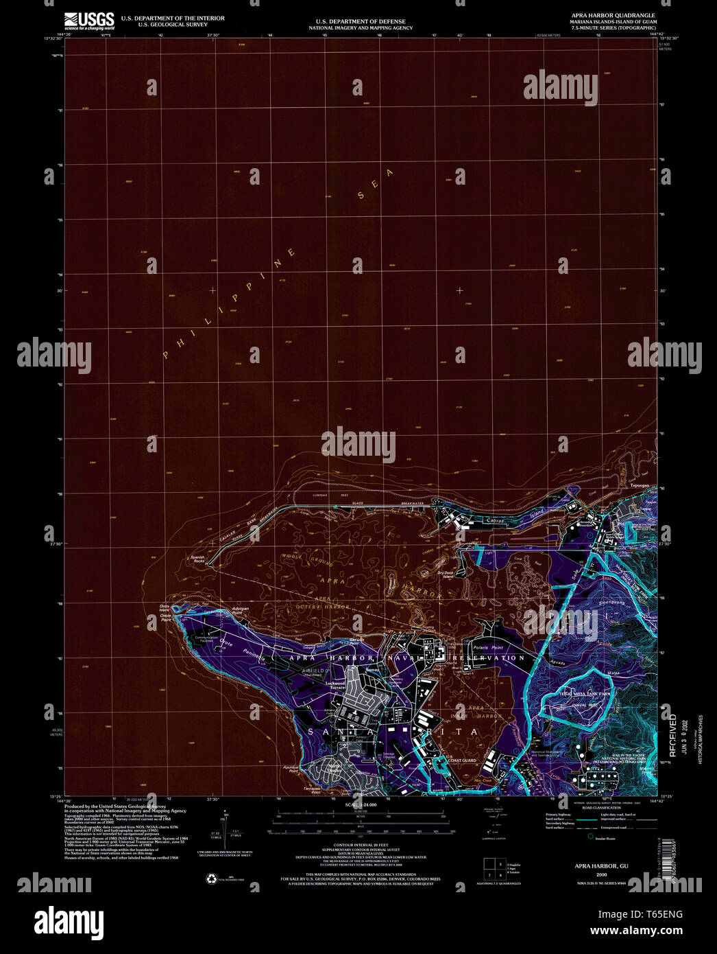 Guam maps hi-res stock photography and images - Alamy