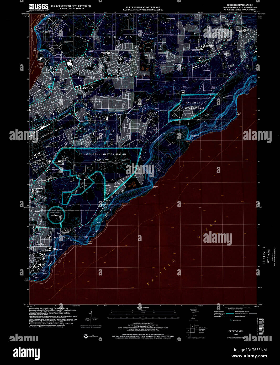 Guam maps hi-res stock photography and images - Alamy