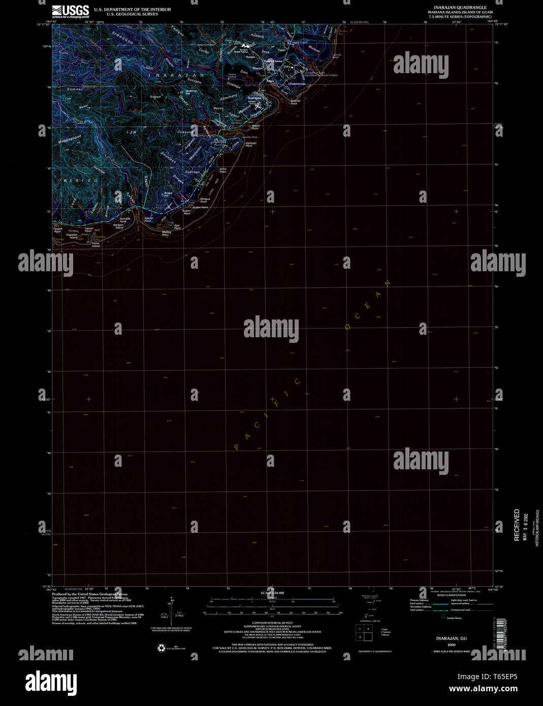 Guam maps hi-res stock photography and images - Alamy