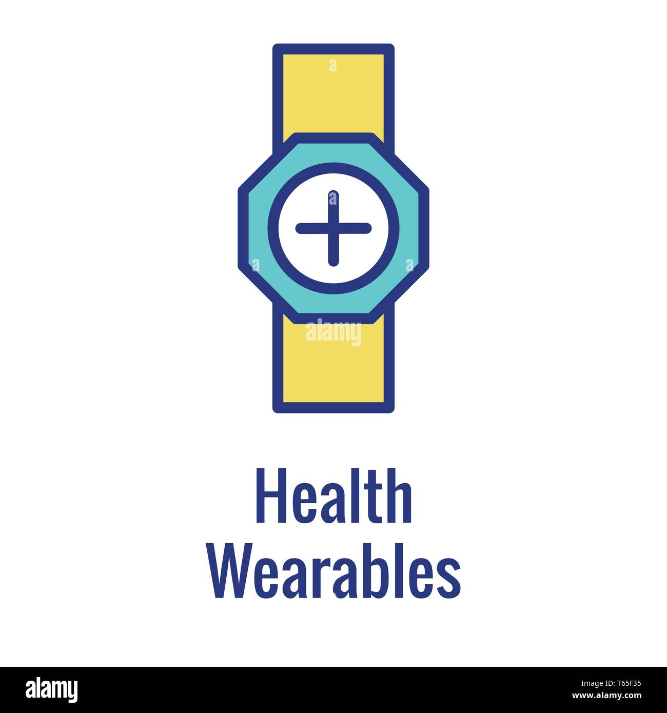 Digital Health Icon - Wearable Technology or Mobile / Tablet image ...