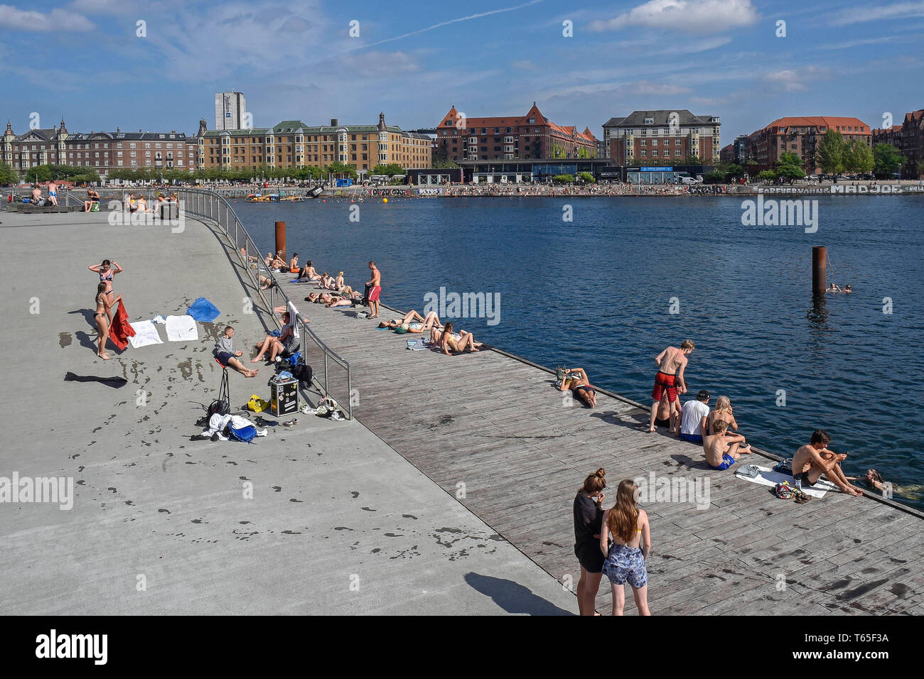 Copenhagen sunbathing hi-res stock photography and images - Alamy