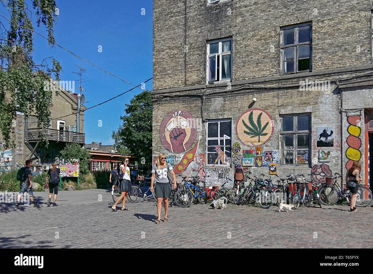 Christiania or Freetown Christiania self-proclaimed autonomous ...