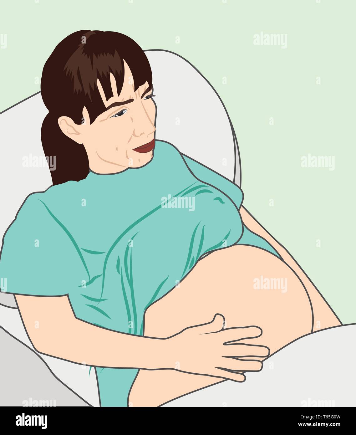 Midwife Stock Vector Images - Alamy