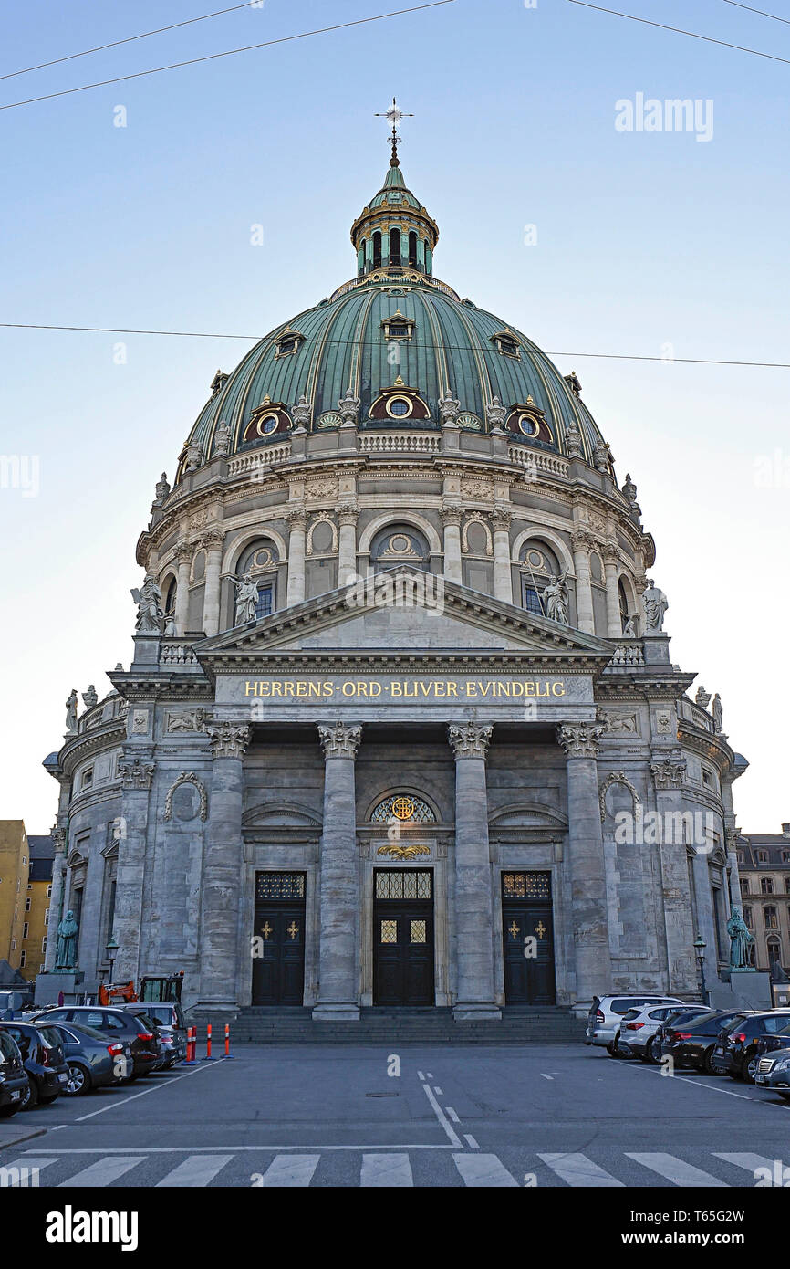 Denmark, Copenhagen, Frederik's Church, popularly known as The Marble ...