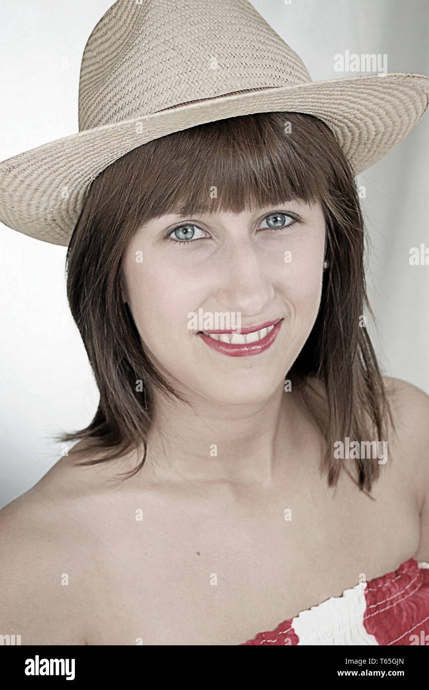 Portrait of a young lady Stock Photo - Alamy