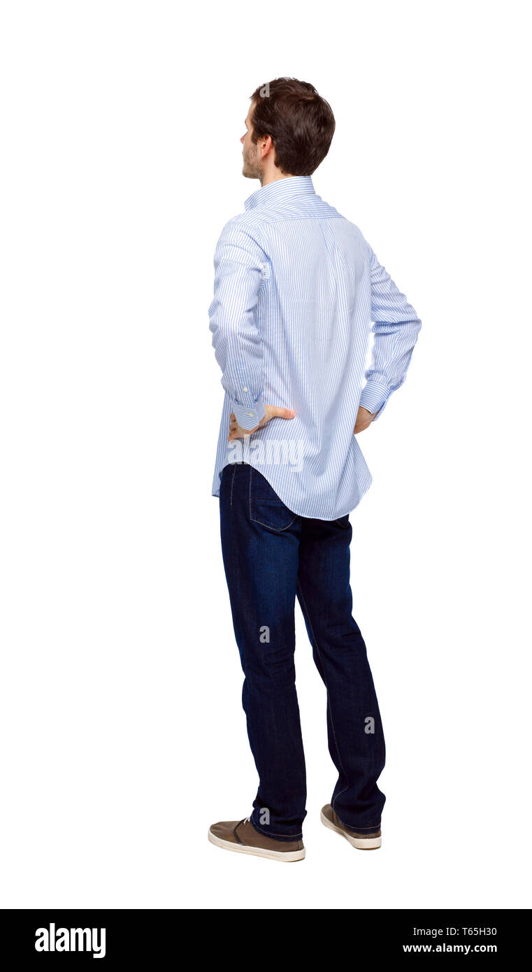 Man Back View Png
