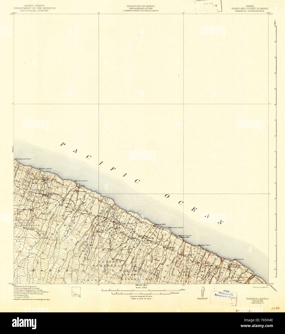 Topographic map hi hi-res stock photography and images - Alamy