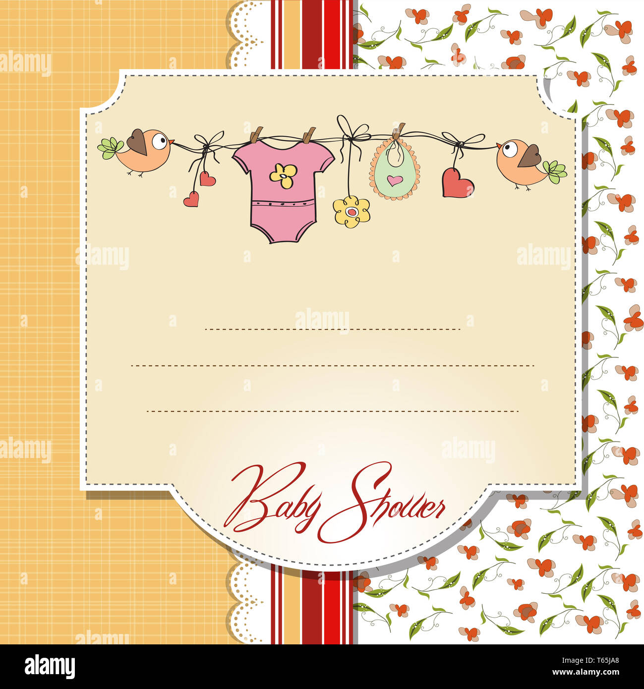 Baby shower greeting card hi-res stock photography and images - Alamy