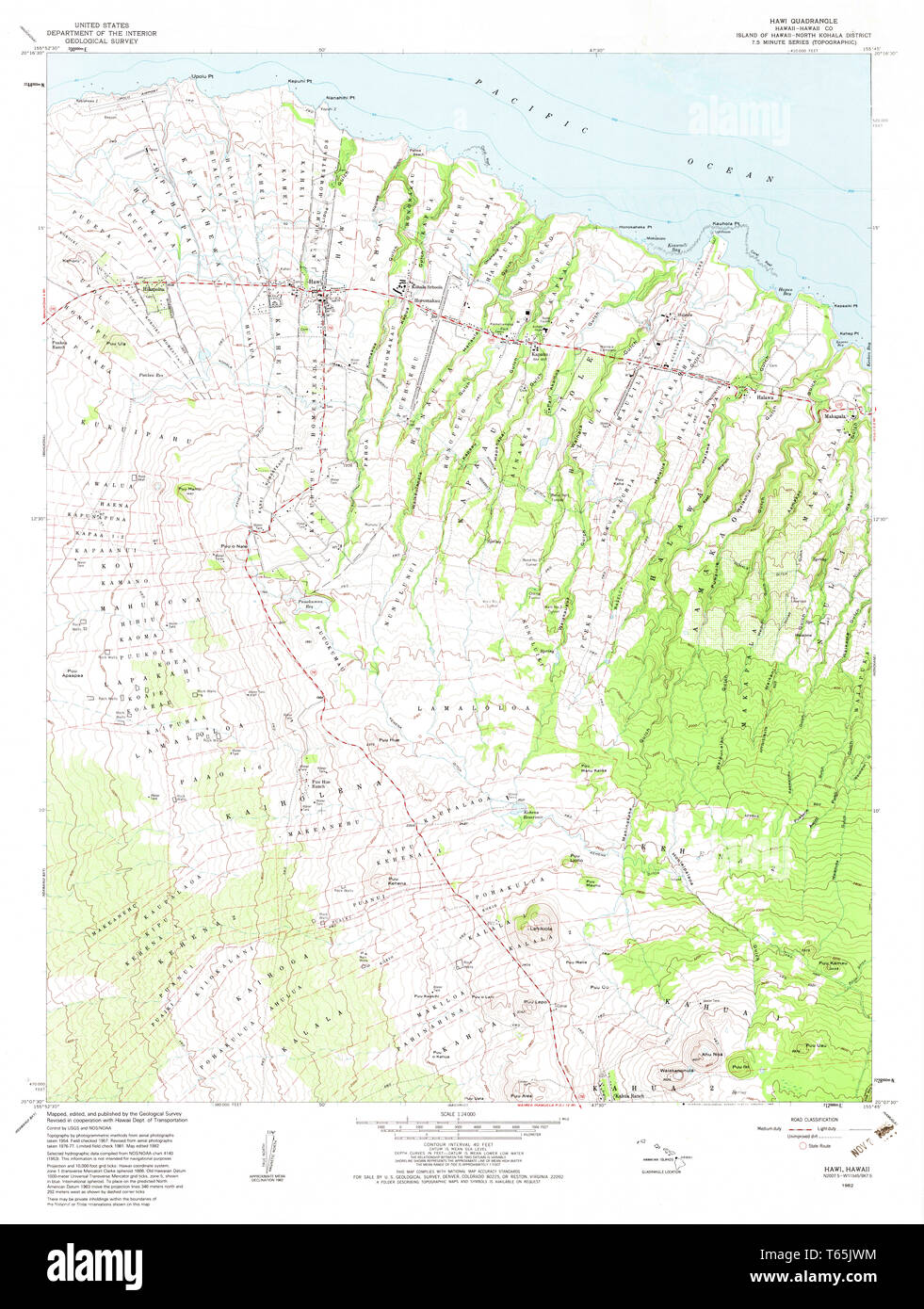 Historical map of hawaii Cut Out Stock Images & Pictures - Alamy