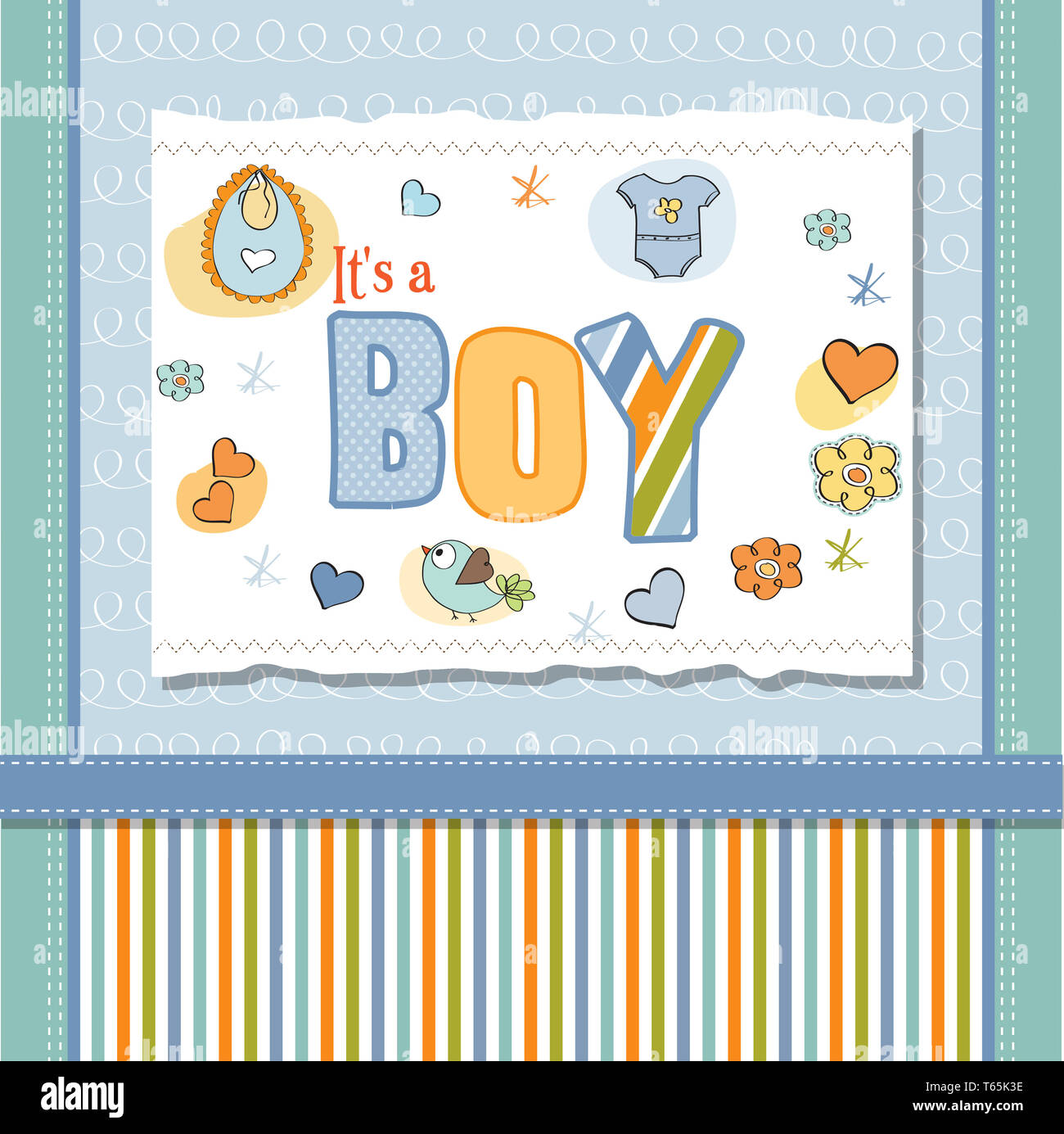 Boy heart card hi-res stock photography and images - Alamy