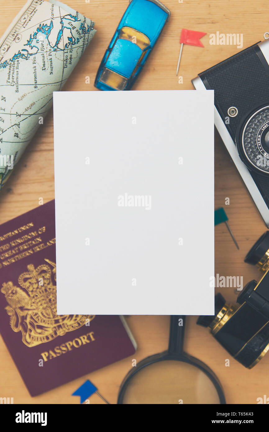 Road trip travel planning background Stock Photo - Alamy