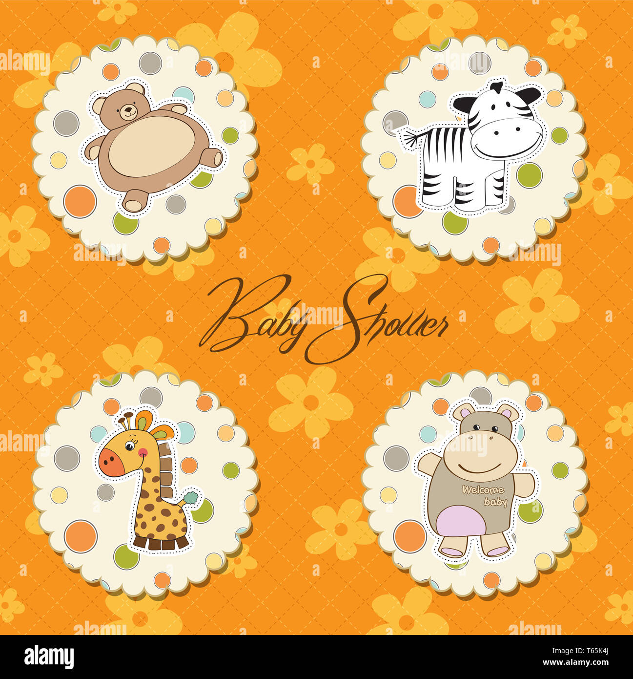 cartoon baby toys items collection Stock Photo - Alamy