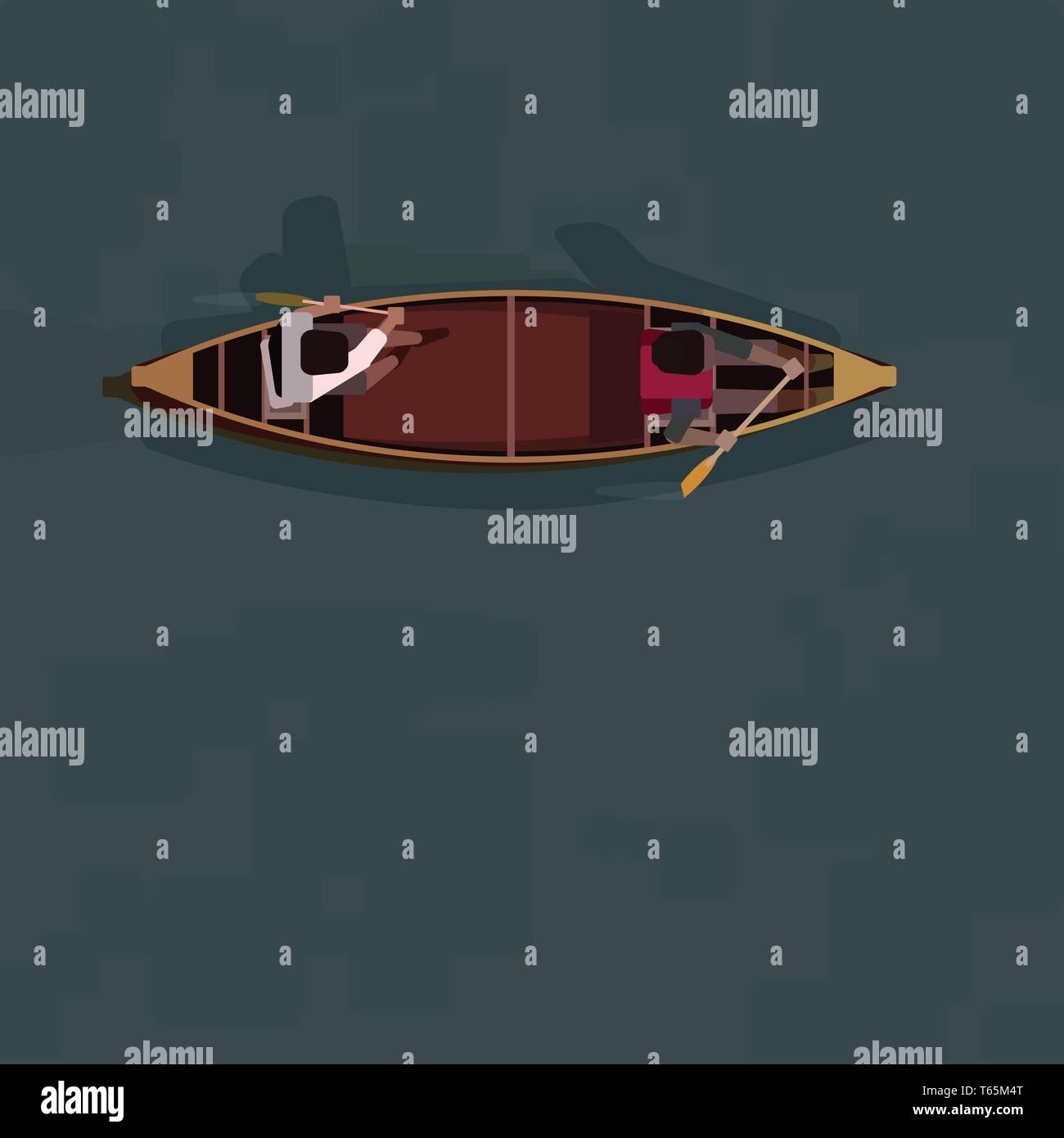 Canoe holiday Stock Vector Images - Alamy