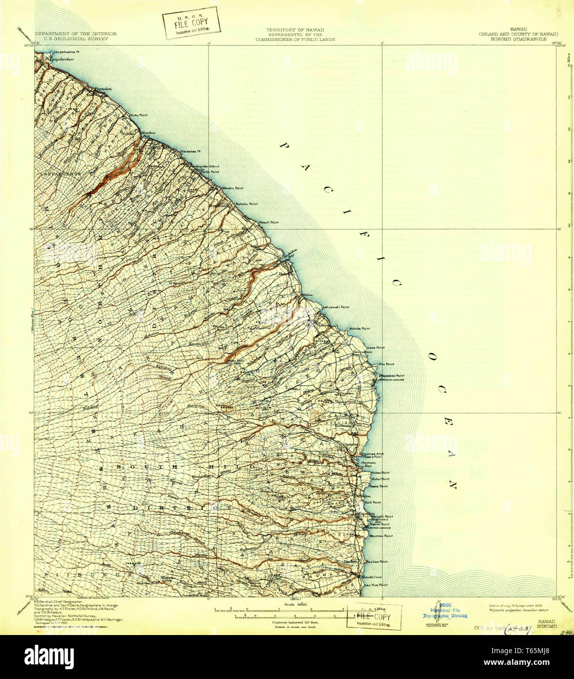 Topographic map hi hi-res stock photography and images - Alamy