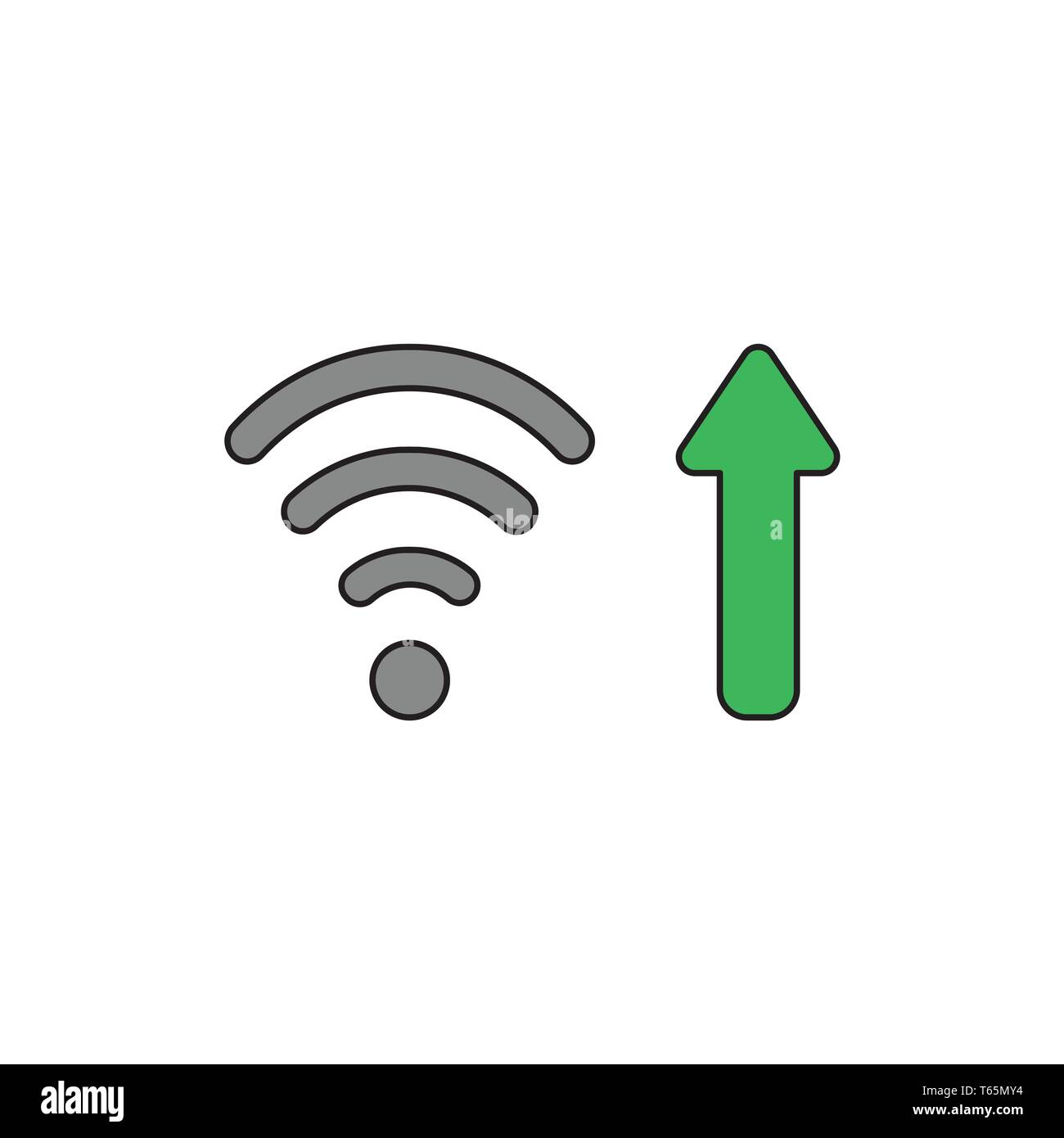 Good wifi signal Stock Vector Images - Alamy
