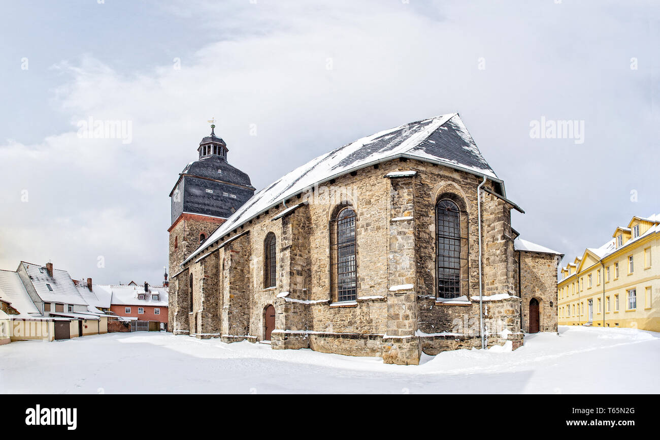 Historic City of Harzgerode Town, Saxony-Anhalt, Germany Stock Photo ...