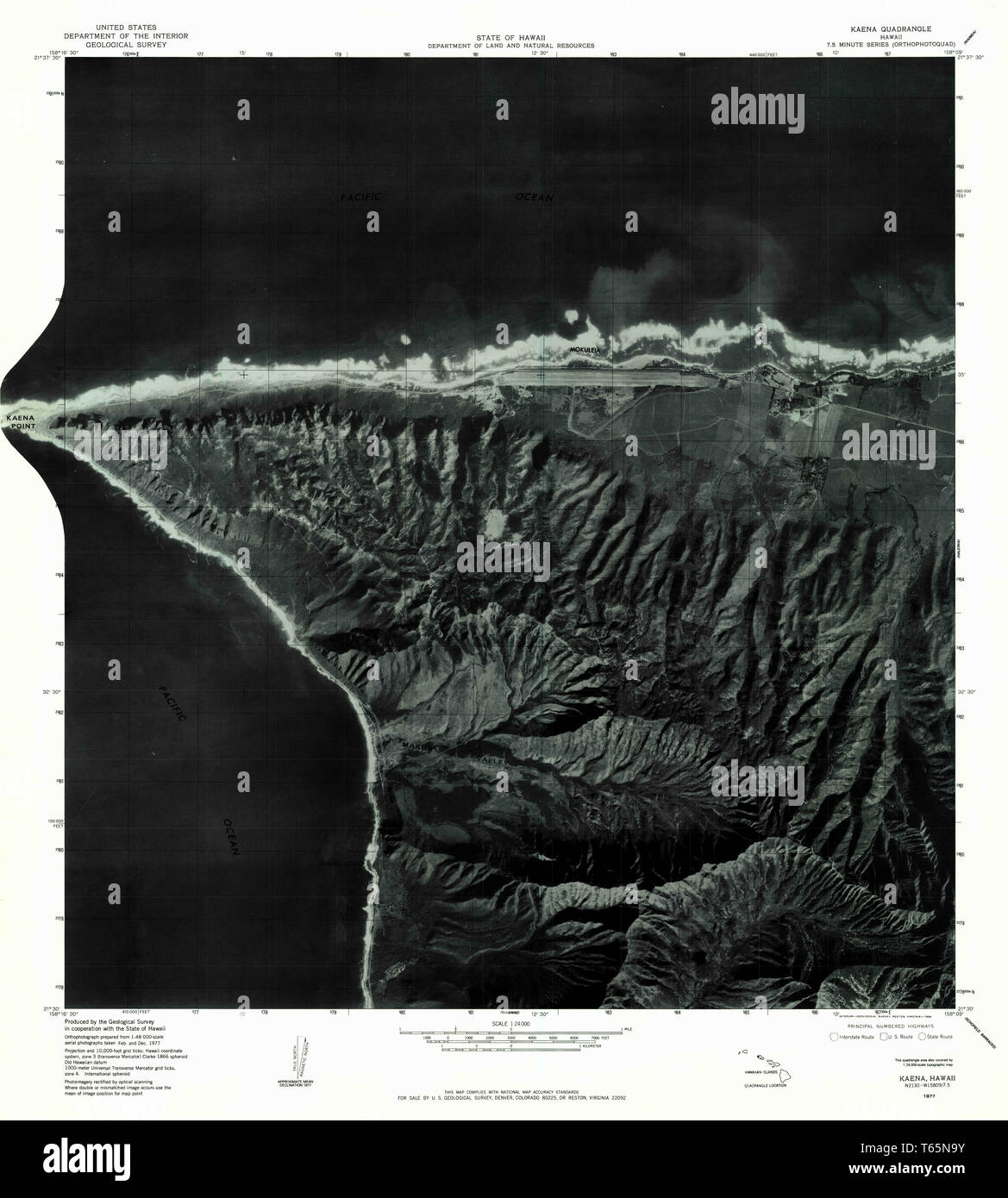Topographic map hi hi-res stock photography and images - Alamy