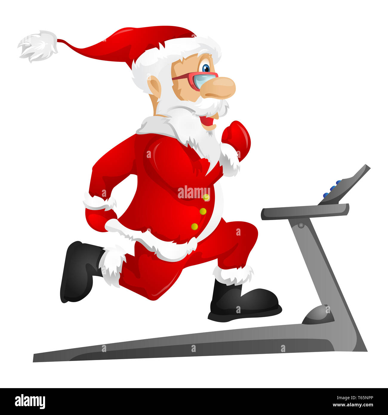 Santa training Cut Out Stock Images & Pictures - Alamy