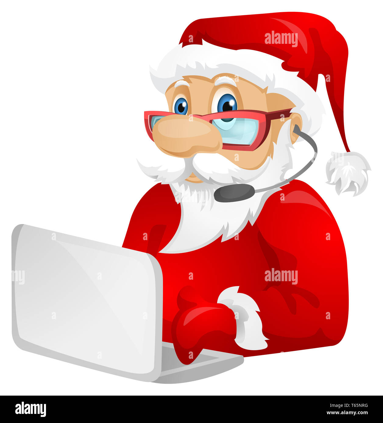 Santa headset hi-res stock photography and images - Alamy