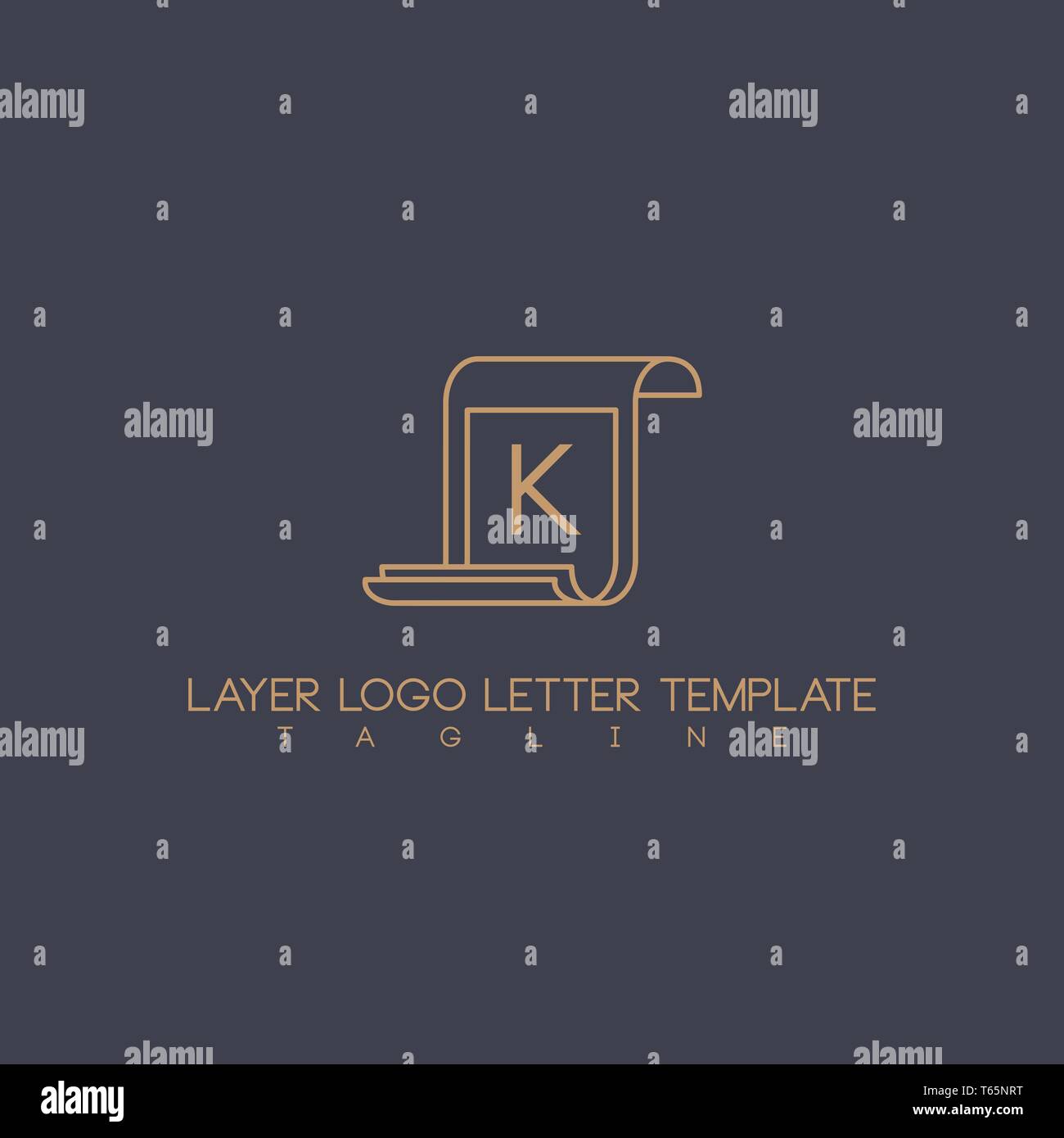 K LOGO LETTER MODERN Stock Vector Image & Art - Alamy