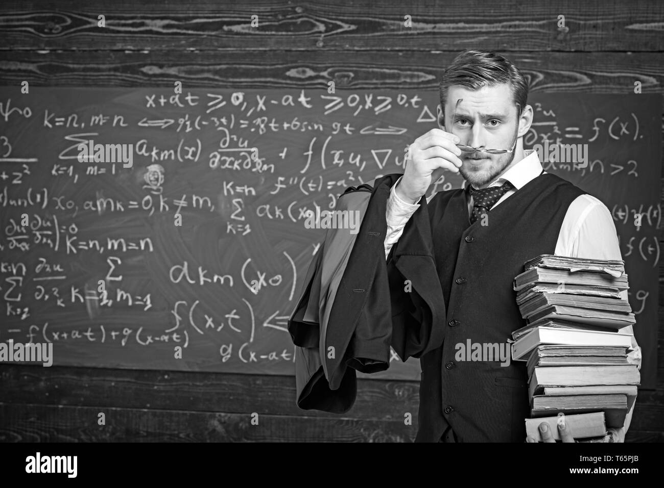 Full professor Black and White Stock Photos & Images - Alamy