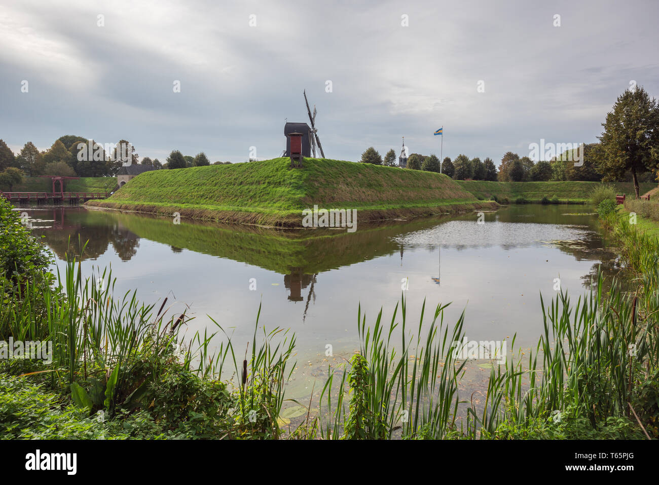 The fortified village of fort bourtange hi-res stock photography and ...