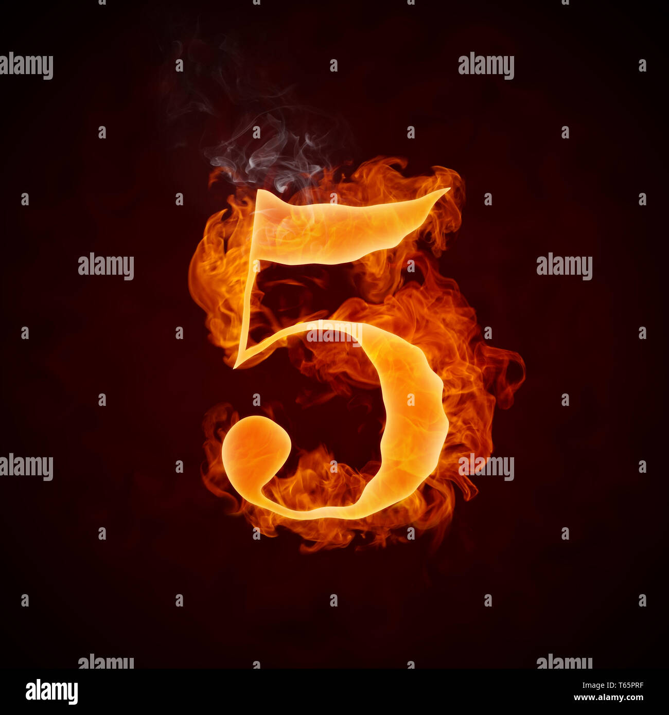 Fire Letters A-Z Stock Photo - Alamy
