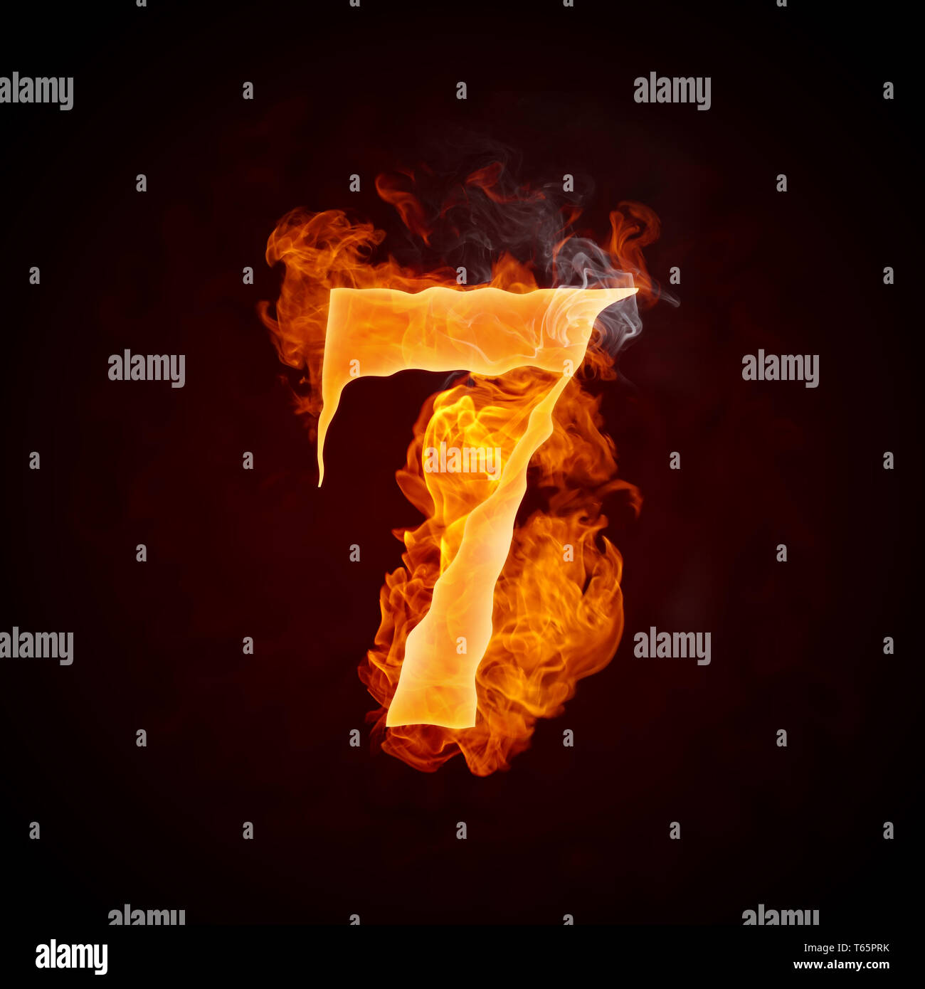 Fire Letters A-Z Stock Photo - Alamy