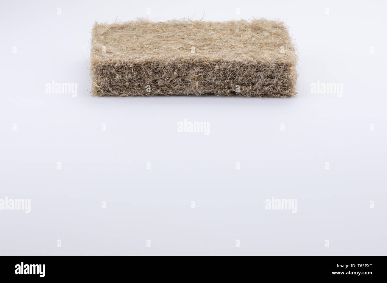natural fibers wall insulating materials - hemp fiber panel Stock Photo ...