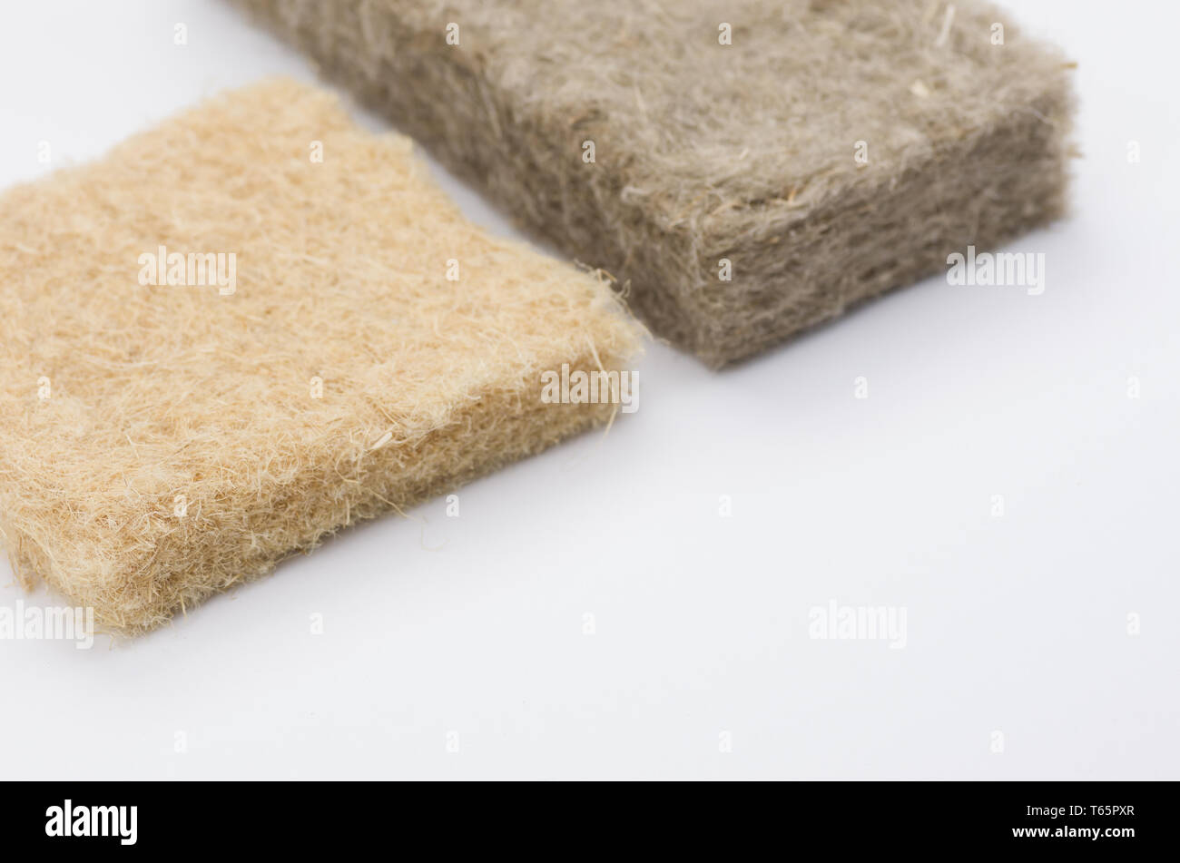 natural fibers wall insulating materials - hemp fiber panel Stock Photo ...
