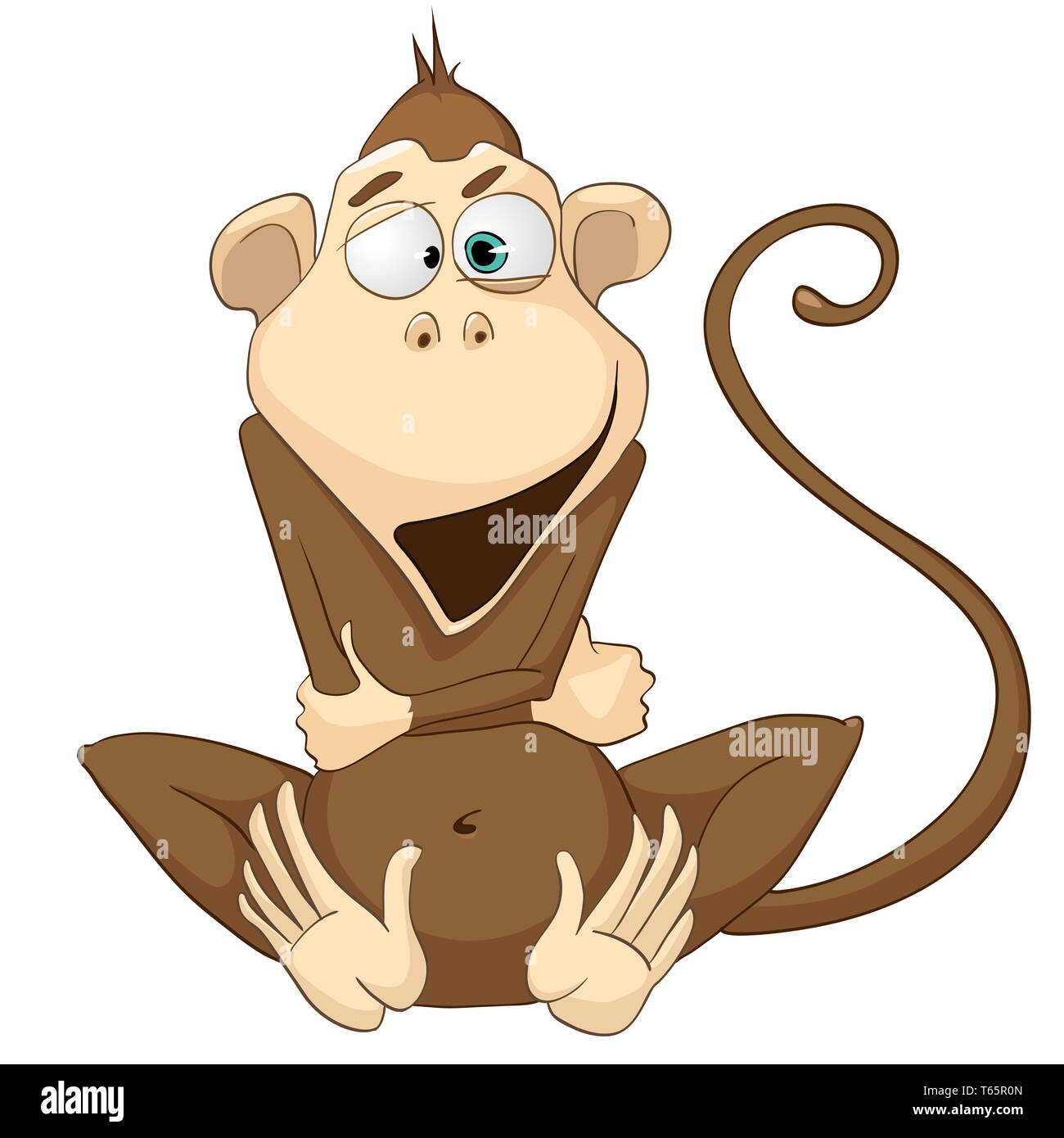 Cartoon Character Monkey Stock Photo - Alamy