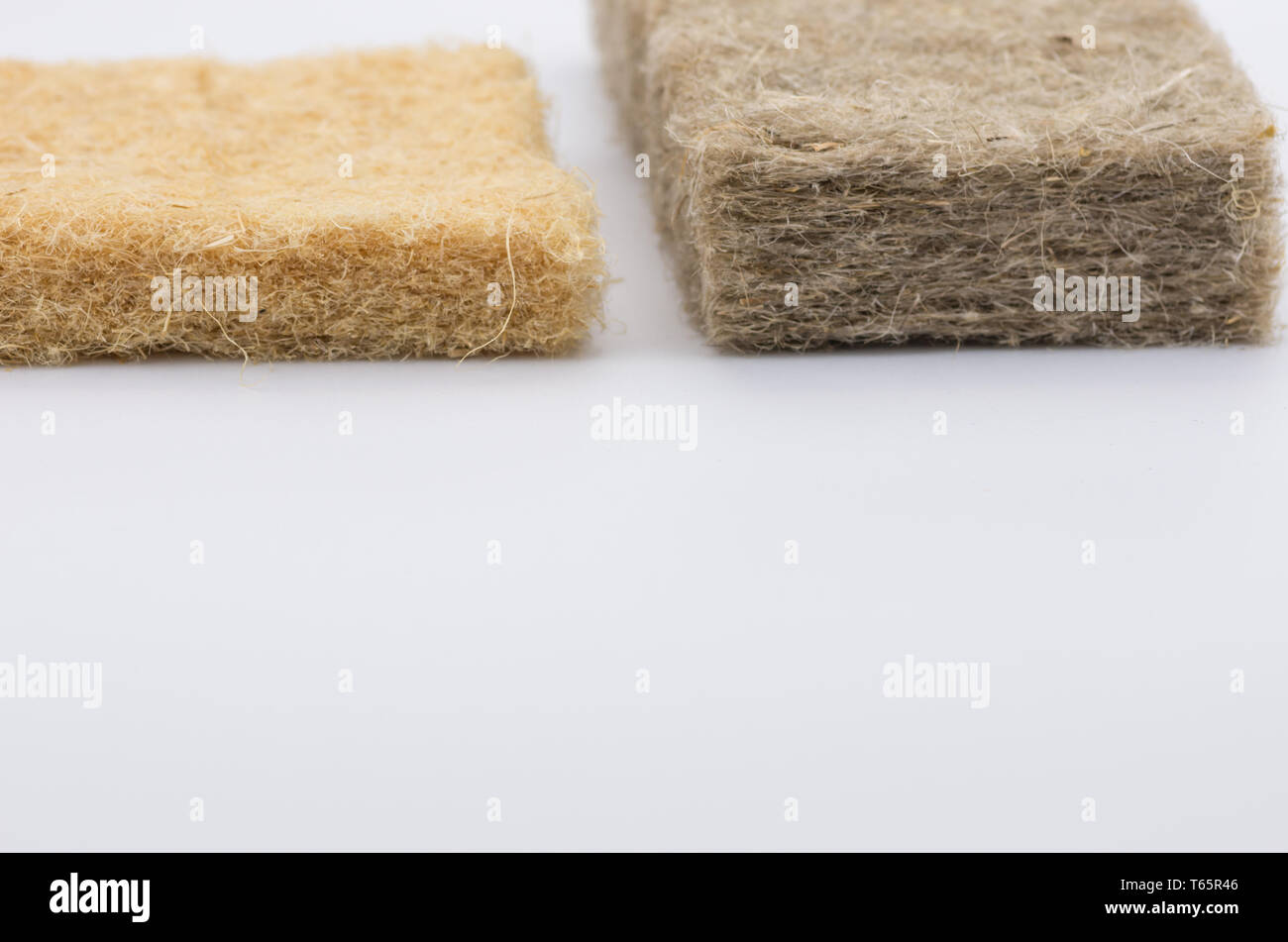 natural fibers wall insulating materials - hemp fiber panel Stock Photo ...