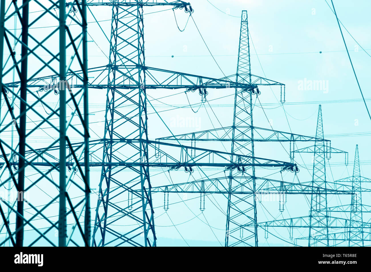 power pole symbol photo Stock Photo - Alamy