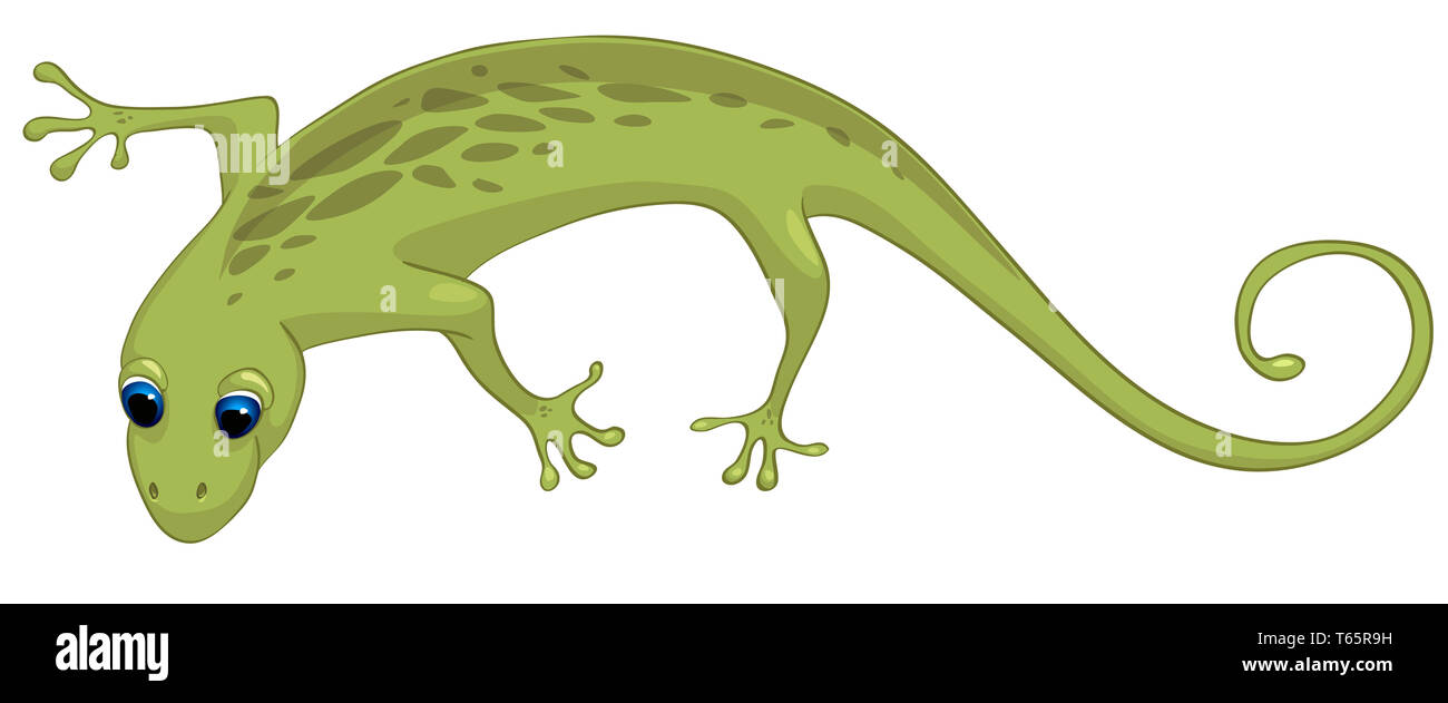 Lizard character illustration hi-res stock photography and images - Alamy