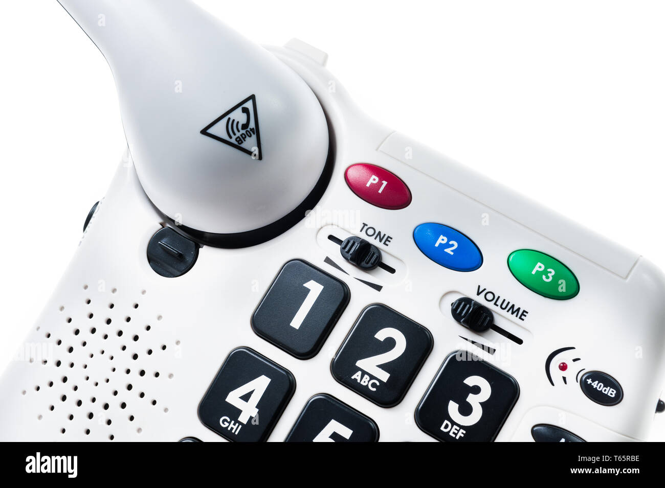 special stationary phone for people with visual and hearing impairment ...