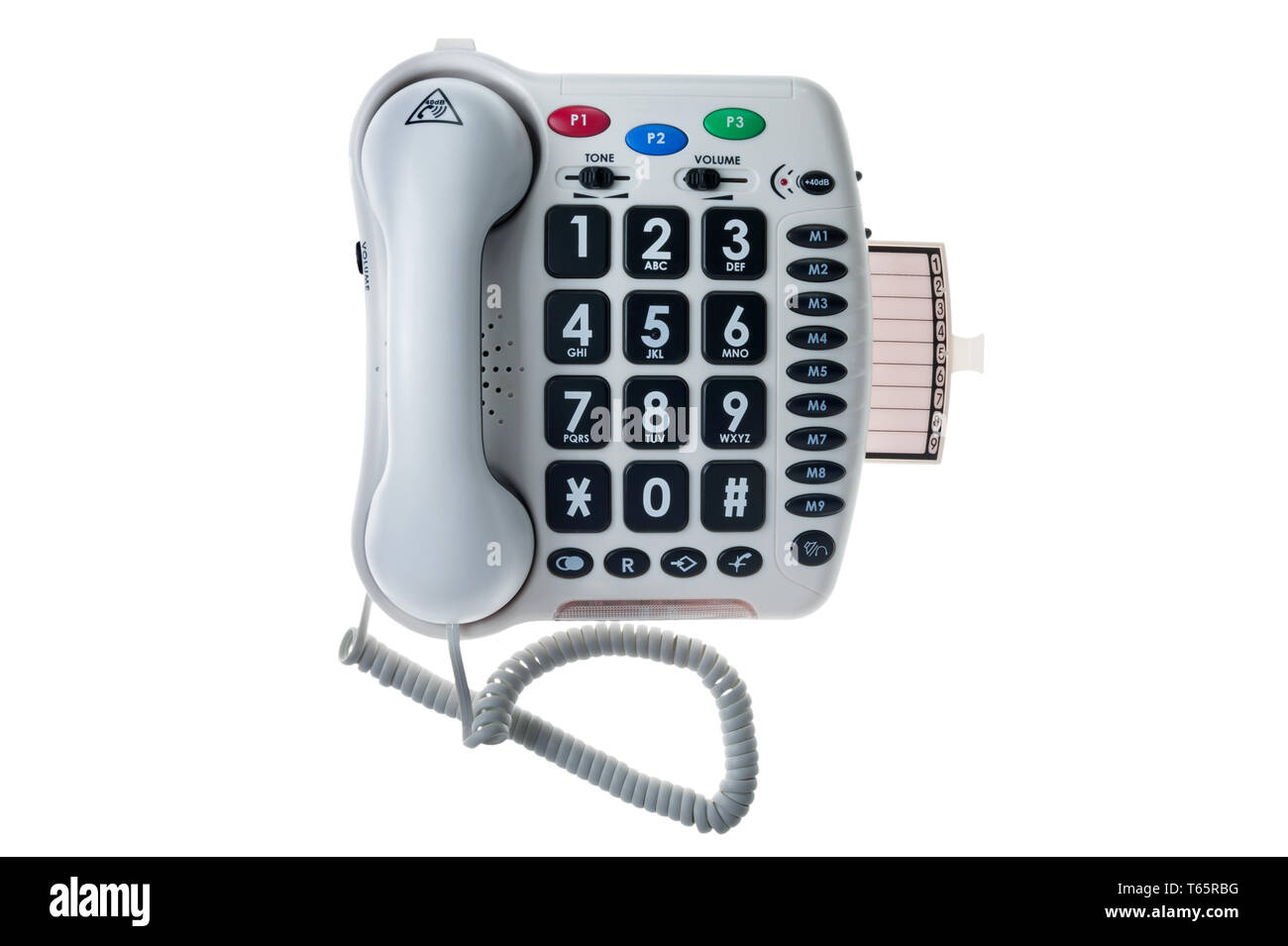 special stationary phone for people with visual and hearing impairment ...