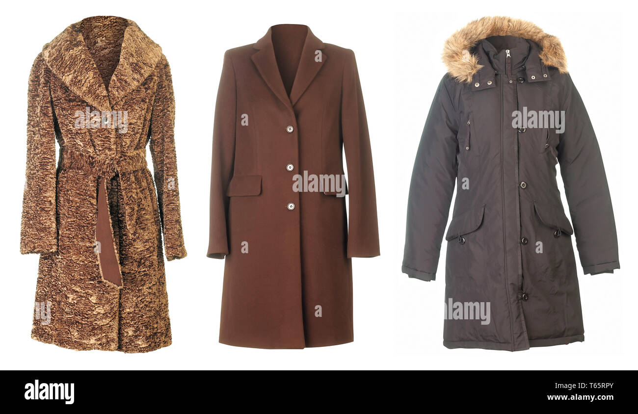 Fall coats Cutout Stock Photo - Alamy