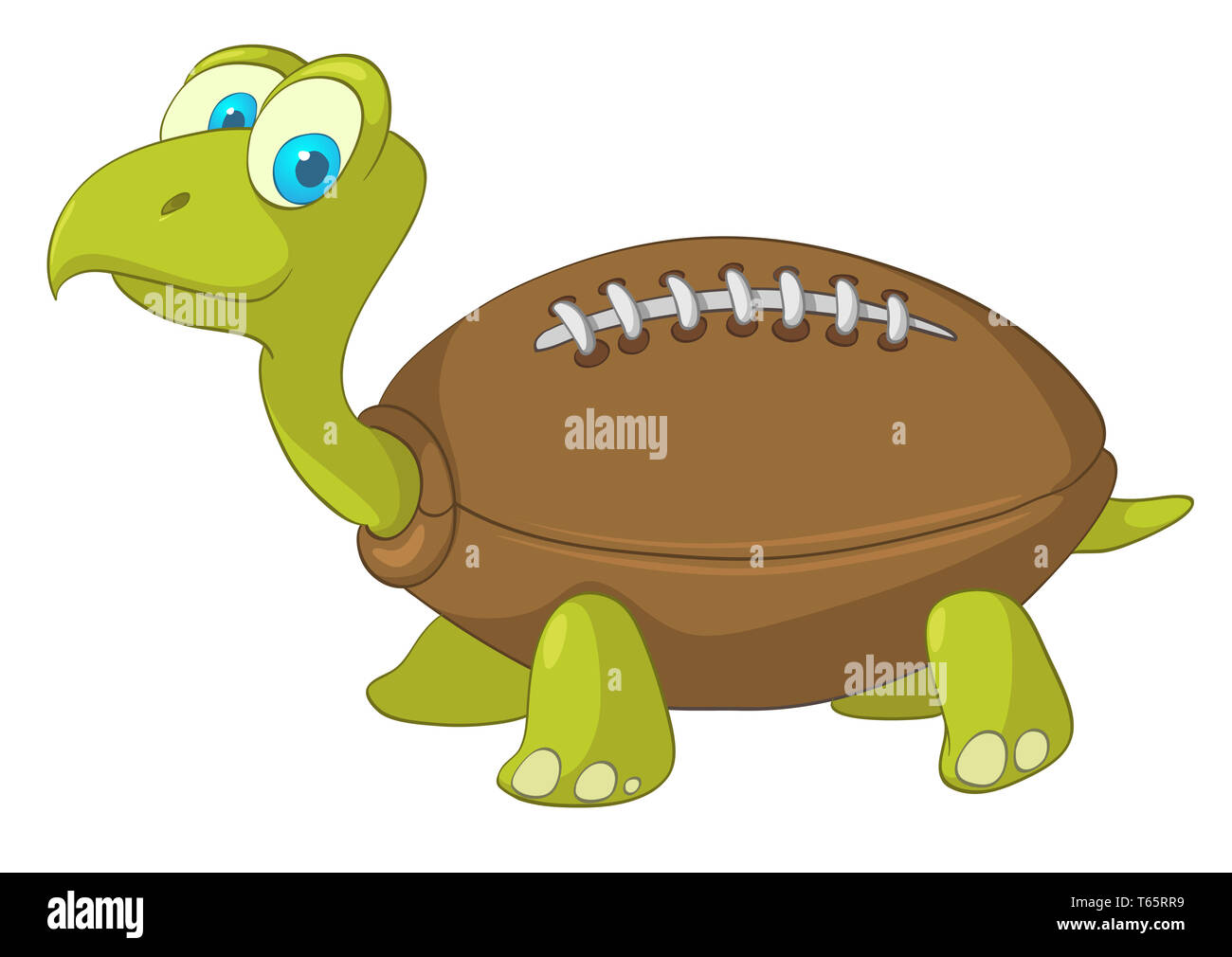 Cartoon character rugby ball football hi-res stock photography and ...