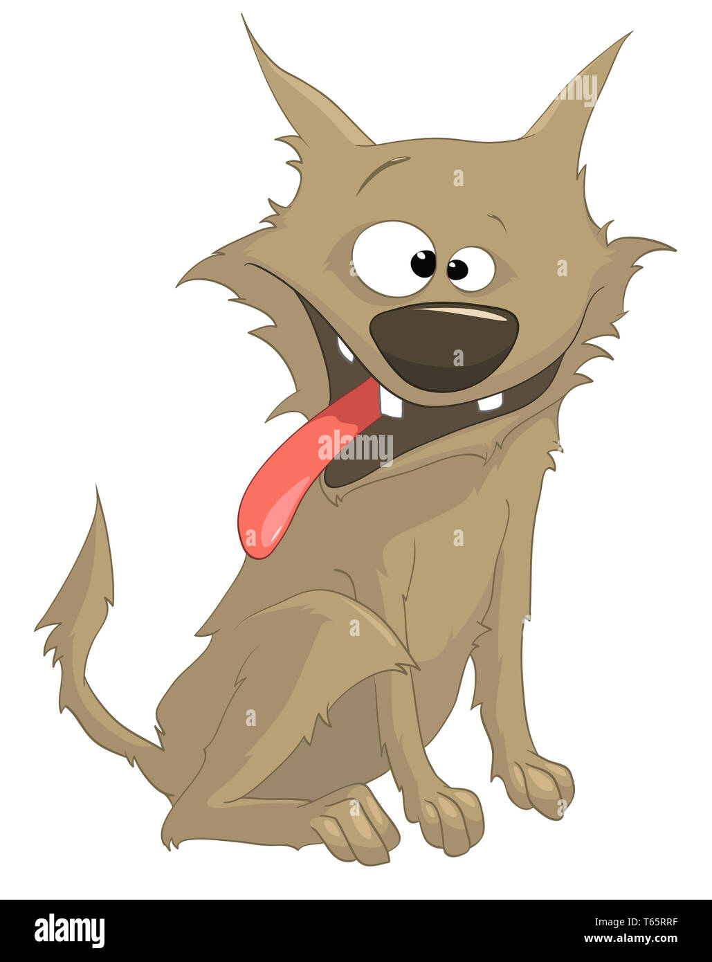 Cartoon Character Sly Dog Stock Photo - Alamy