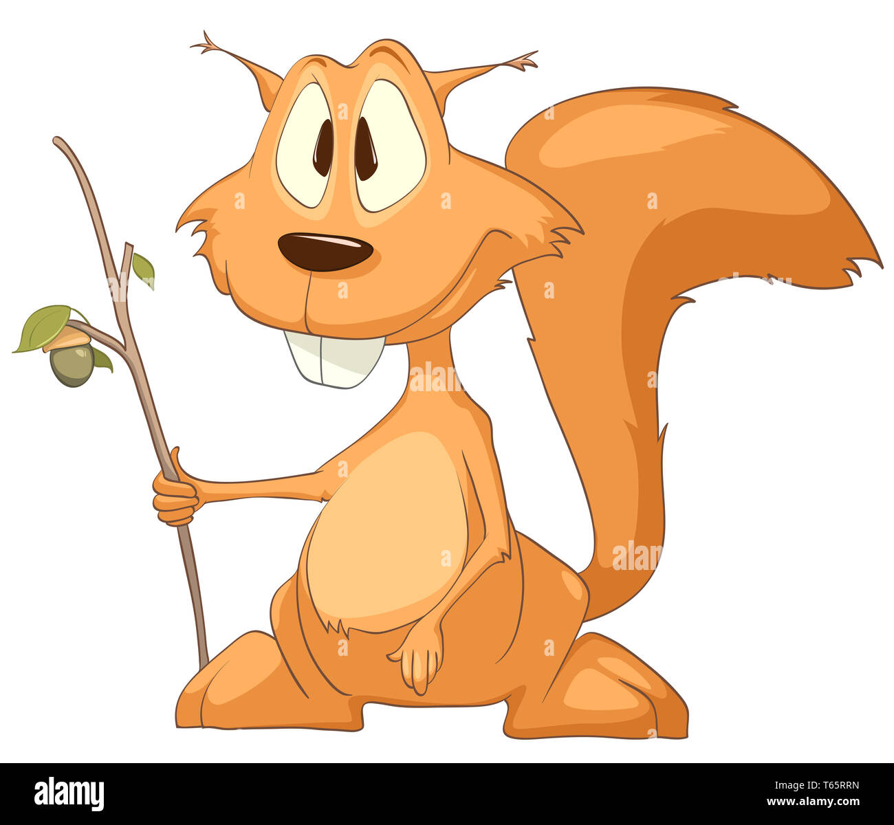 Crazy Squirrel Cartoon