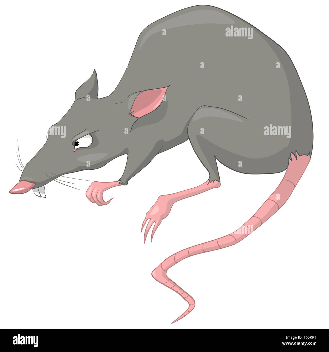 Cartoon Character Rat Stock Photo - Alamy