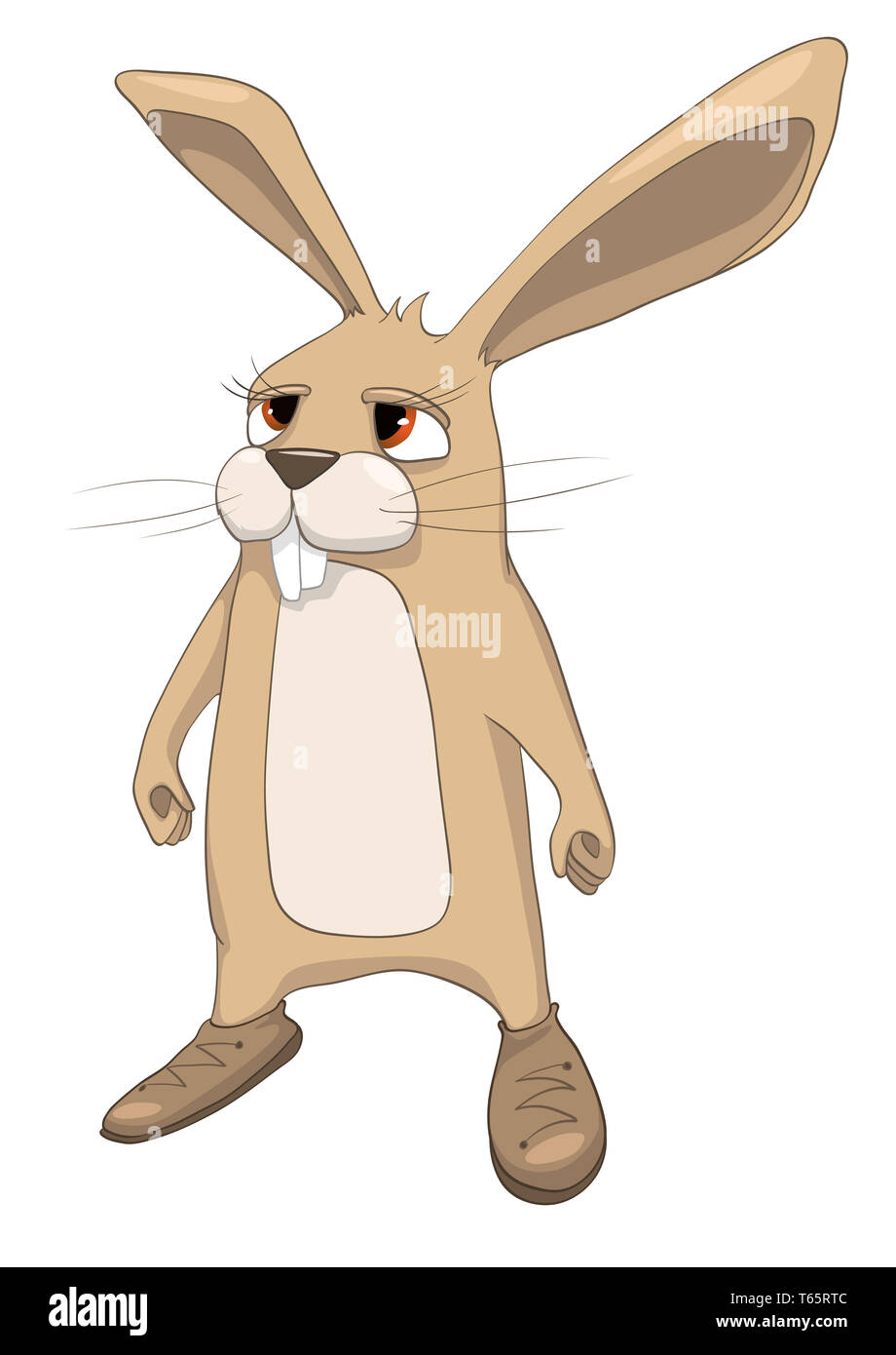 Cartoon Character Rabbit Stock Photo - Alamy