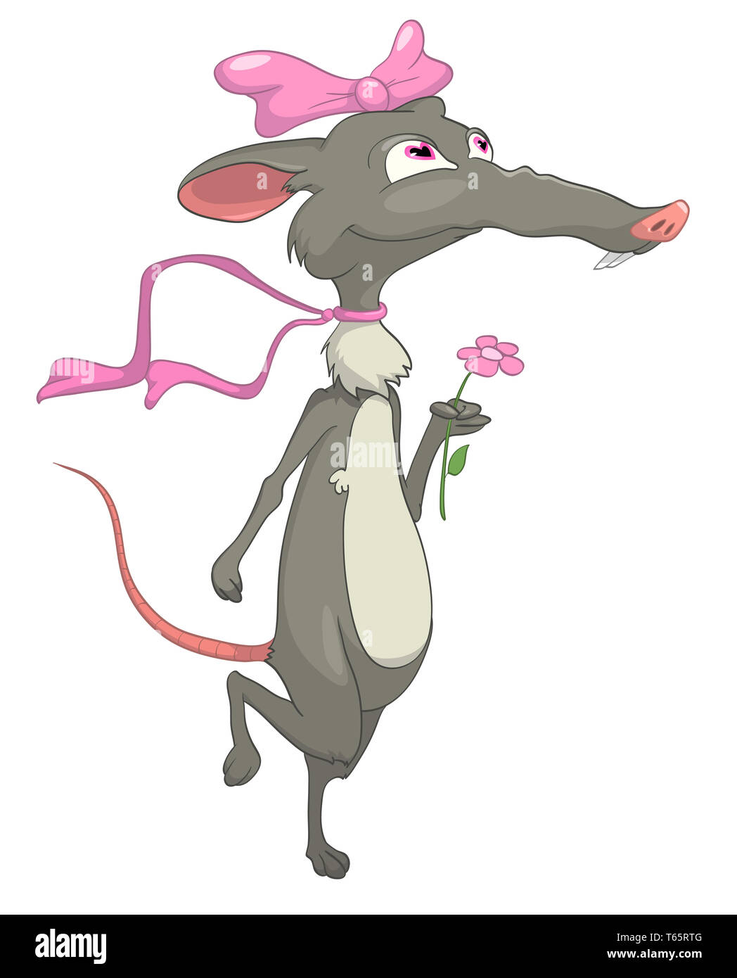 Cartoon Character Rat Stock Photo - Alamy