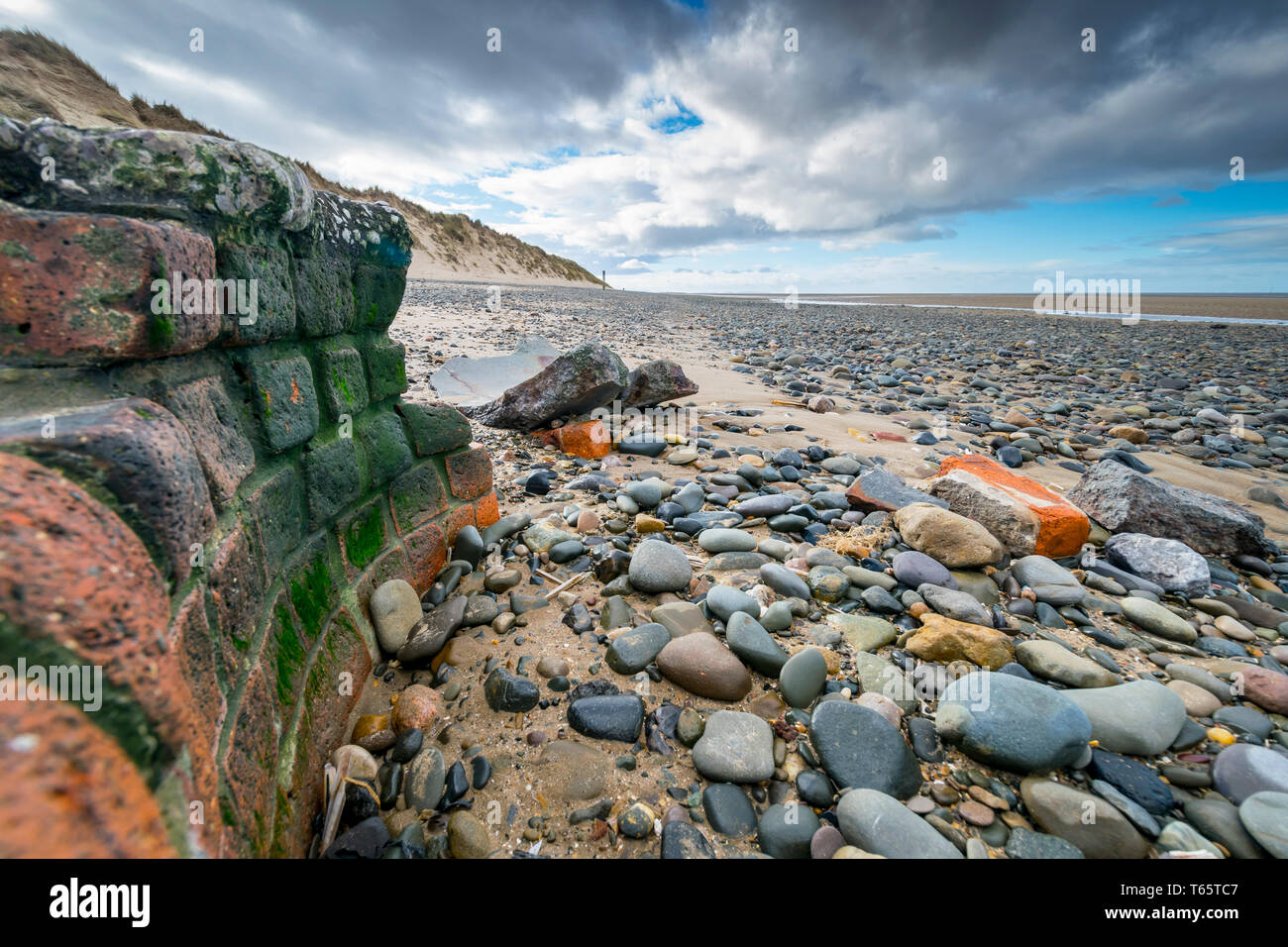 Bricks on beach hi-res stock photography and images - Alamy