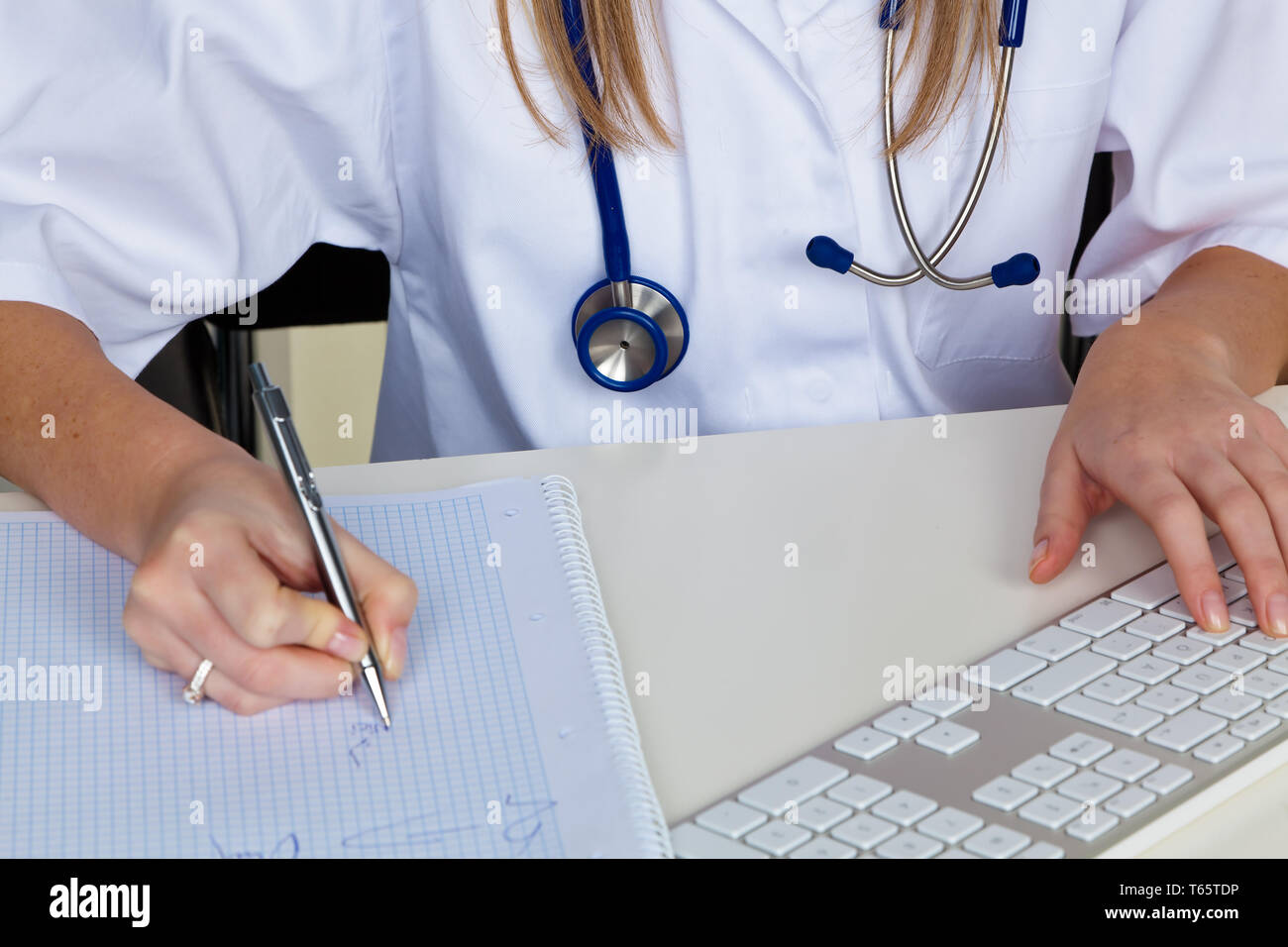 medicin concept photo with stethoscope Stock Photo - Alamy