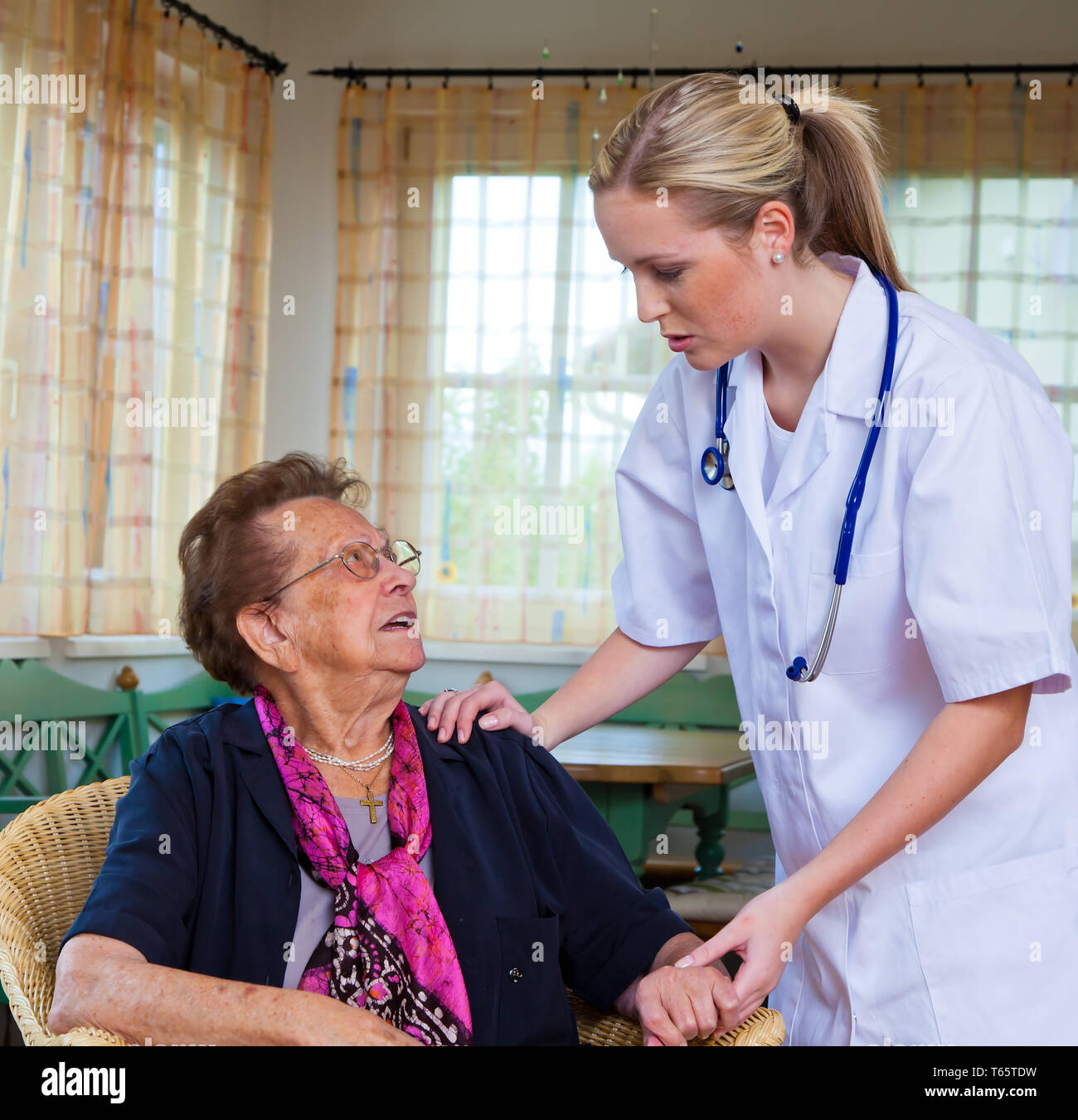 Doctor at work Stock Photo - Alamy