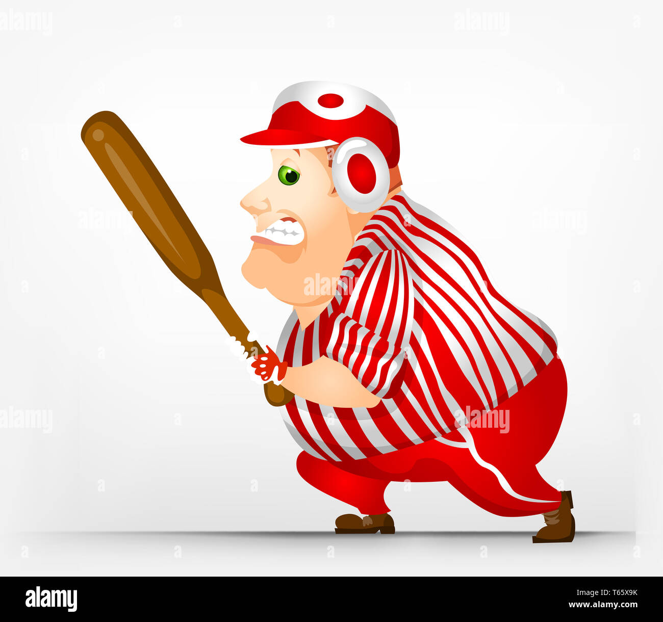Funny man baseball bat hi-res stock photography and images - Alamy