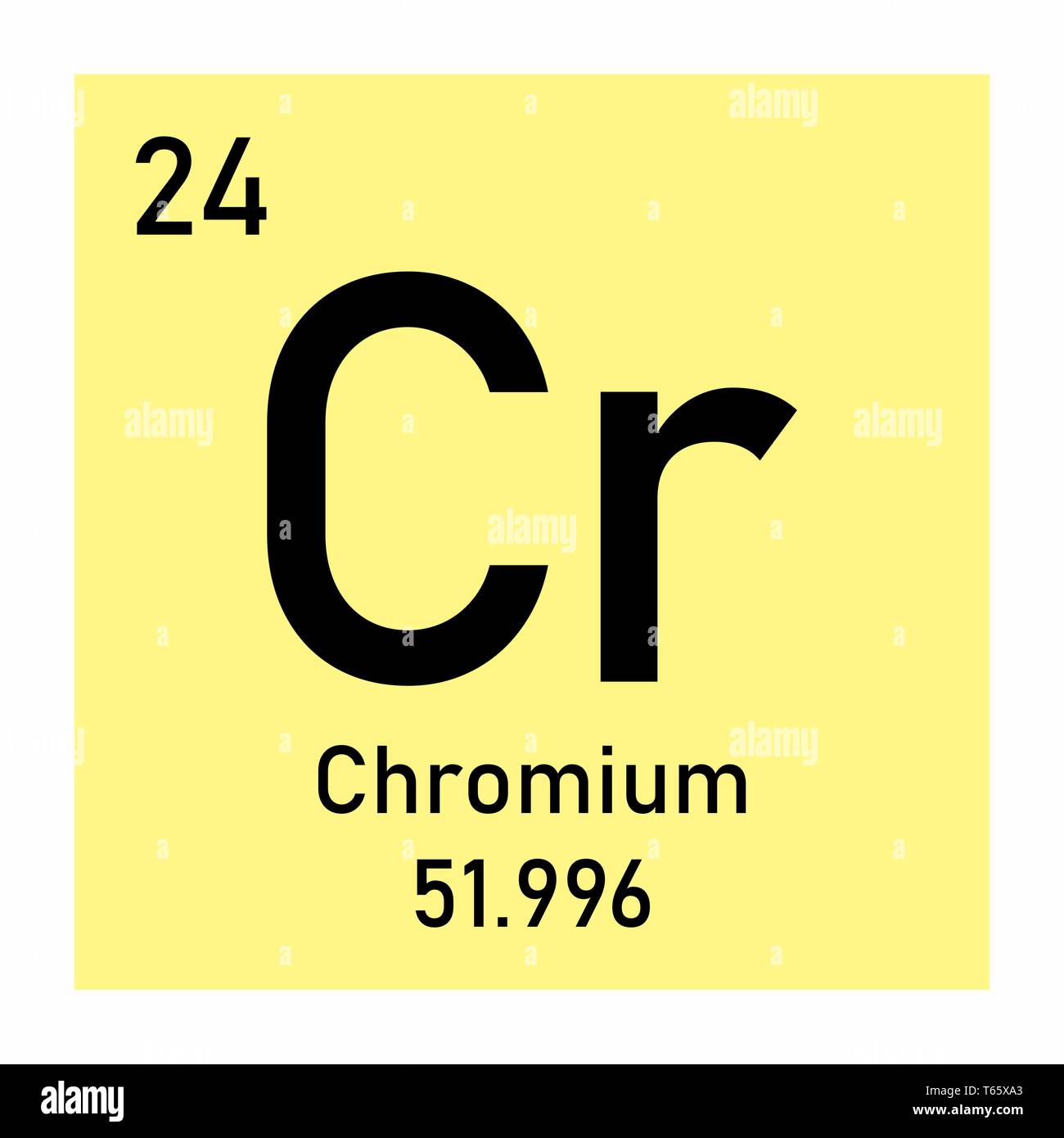 Chromium atom hi-res stock photography and images - Alamy