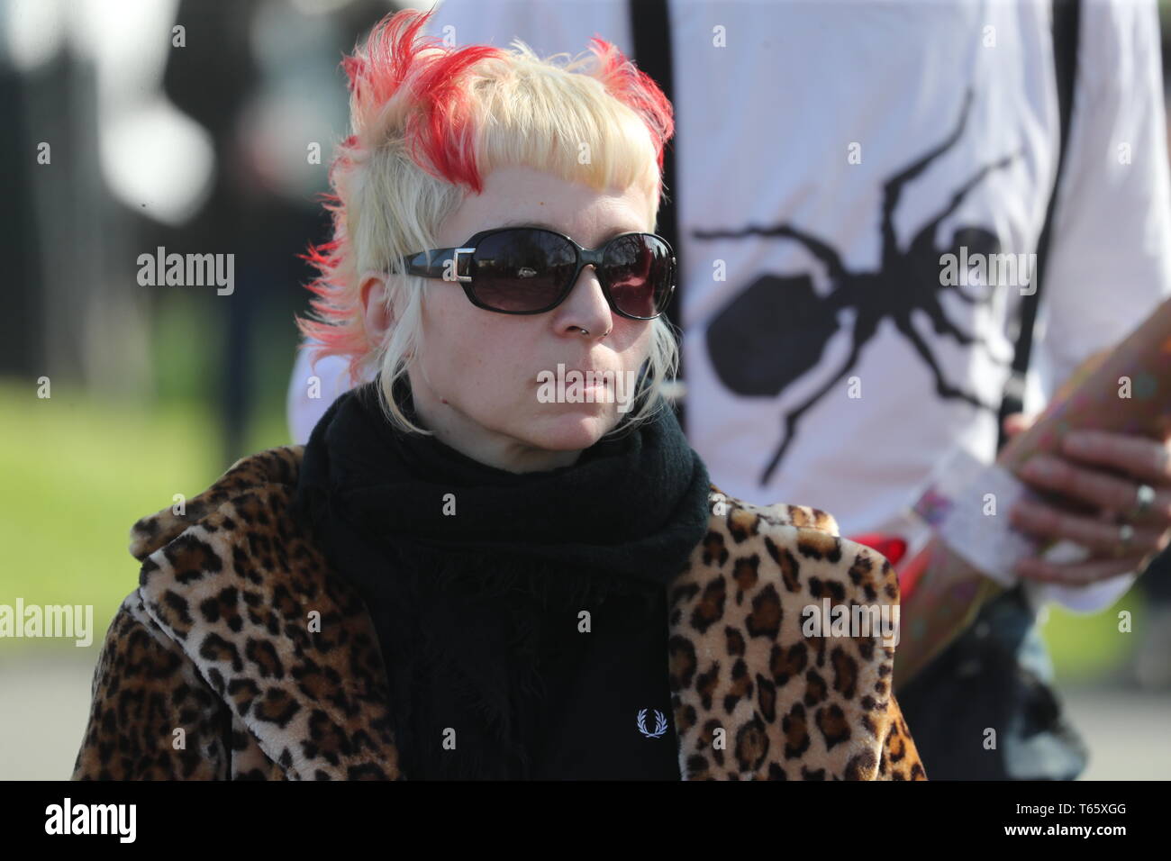 The funeral of The Prodigy vocalist Keith Flint at St. Mary’s Church in ...