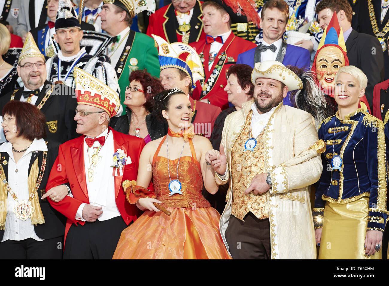 Merkel receives the Federation of German Carnival Stock Photo - Alamy